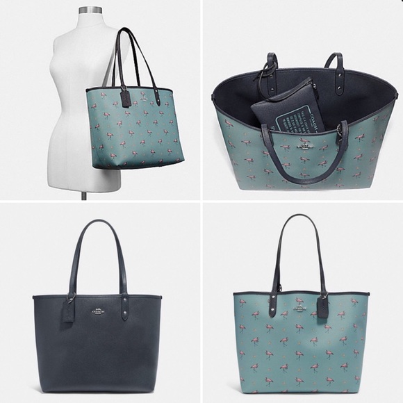 Coach | Bags | Coach Flamingo Reversible Tote Bag | Poshmark